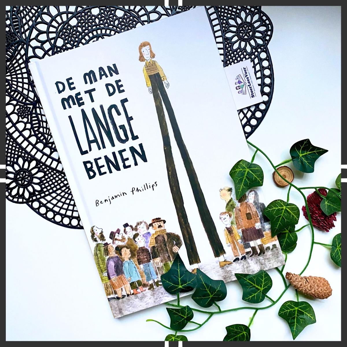 De man met de lange benen - Phillips | Prenten | StoerLeesVoer