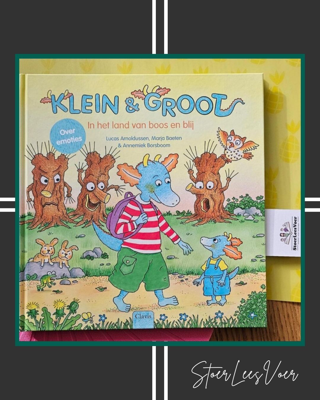 Klein en groot in het land van boos en blij | Prent | StoerLeesVoer