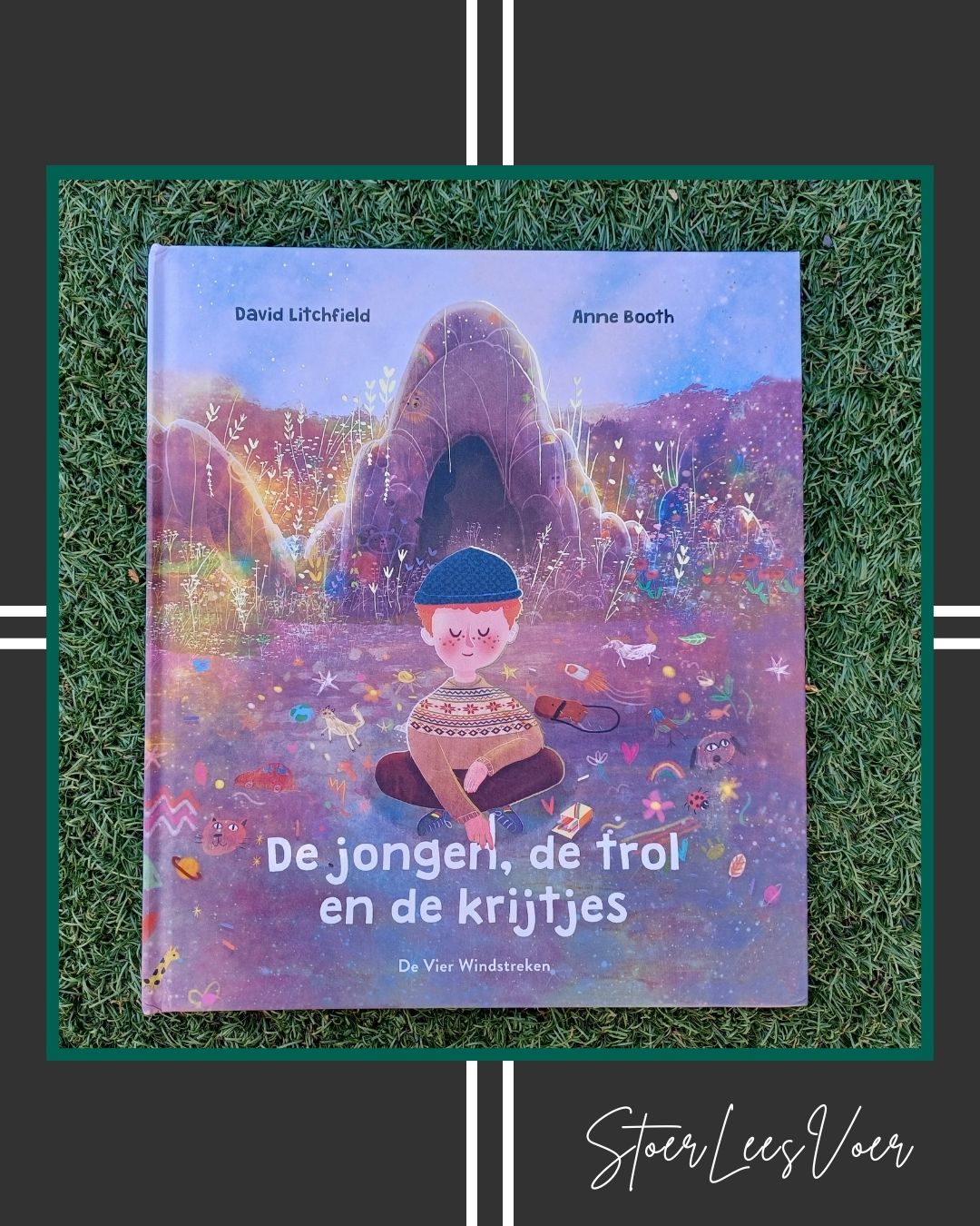 De jongen de trol en de krijtjes - Anne Booth | Prentenboek | StoerLeesVoer