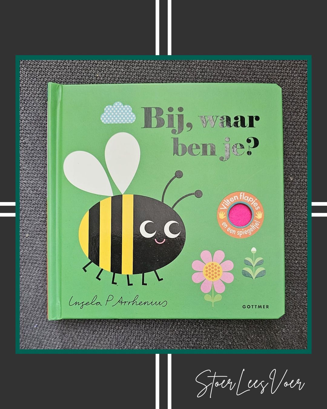 Bij waar ben je? | Flapjesboek met vilt Jong Kind 1+ | StoerLeesVoer
